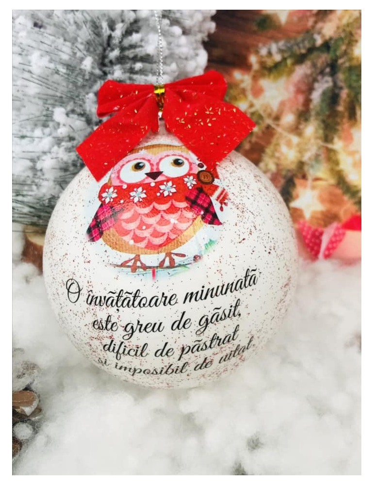 Globuri personalizate Crăciun – cu poză și mesaj, cadouri unice Taxa de ...
